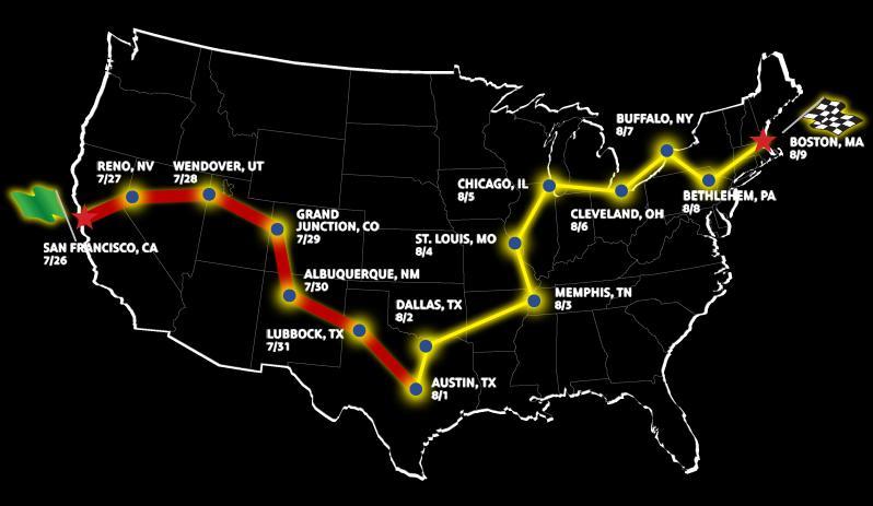 Logo Mini Map – Come Road Rally With US —x